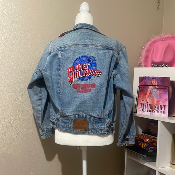planet hollywood | Jackets & Coats | Vintage Planet Hollywood Jean Jacket | Poshmark